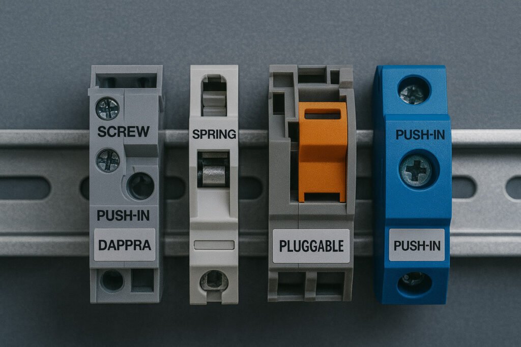 How to Choose Terminal Blocks: Screw vs Spring vs Pluggable Compared